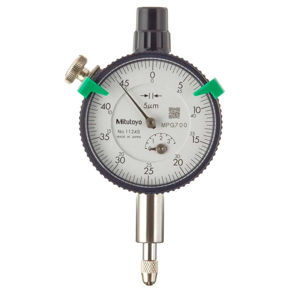 Relógio Comparador 0-0,5mm 0,005mm Mitutoyo 1124S - Tecnoferramentas