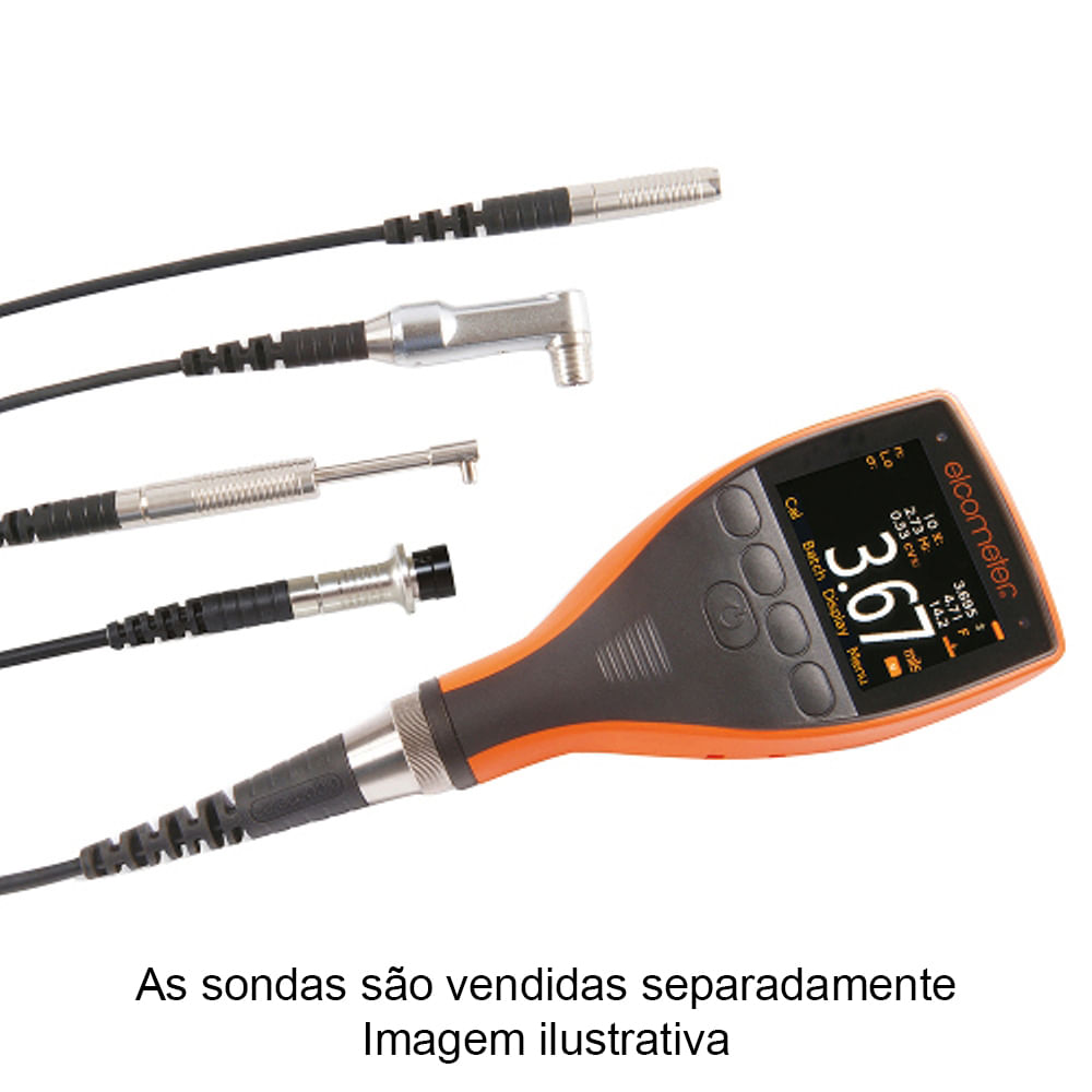 Medidor de Espessura de Camadas Digital Ferroso e Não-Ferroso Modelo B ...