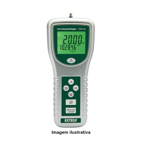 Medidor de Força Datalogger Alta Capacidade 20Kg Resolução 0,01Kg ...