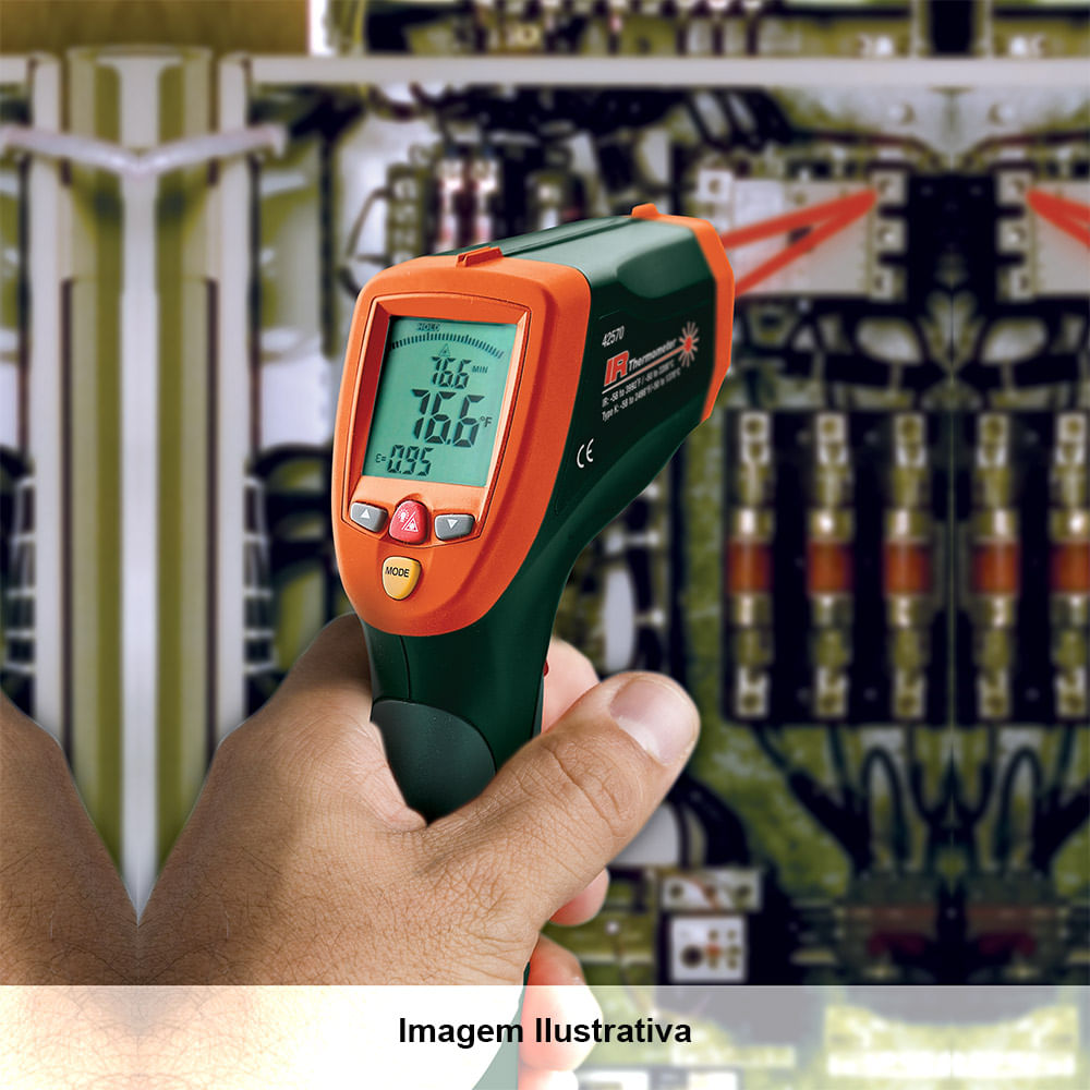 Termômetro Infravermelho de Laser Duplo Extech 42570 - Tecnoferramentas
