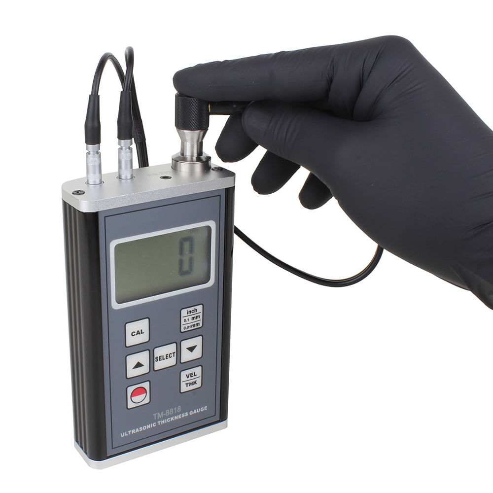 Medidor de Espessura Ultrassônico Tubos de Alumínio Aço Ferro Fundido ...