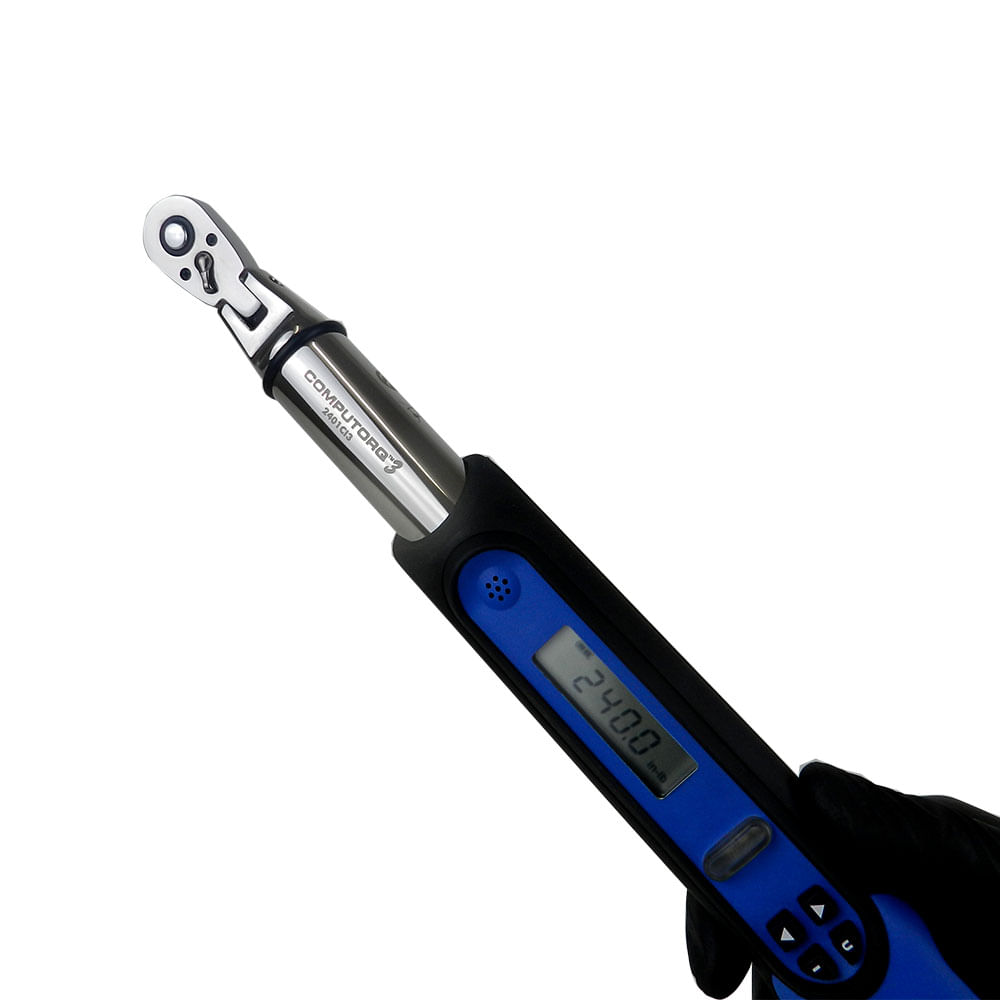 Torquímetro digital 1/4" 24-240 lbs.in - 2,71 a 27,10 N·m Precisão ± 2% ...