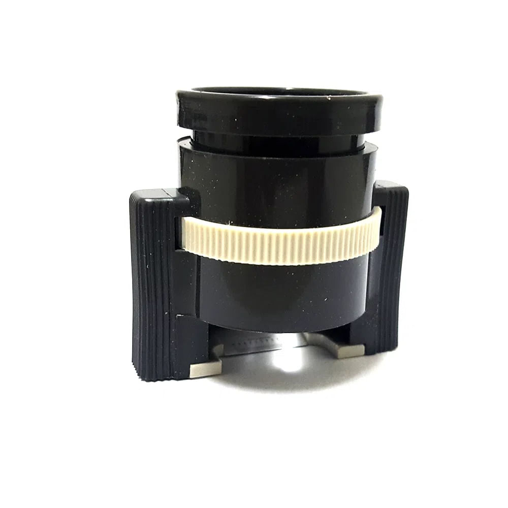 Lupa Graduada Aumento 10x Escala 0-10mm Resolução 0,1mm Novotest.br CE ...