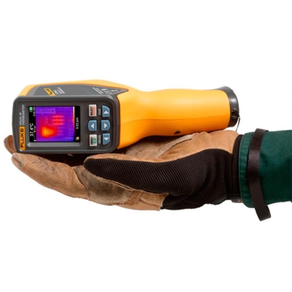 Termômetro Infravermelho com Termovisor Faixa -10°C a 250°C Campo Fluke ...