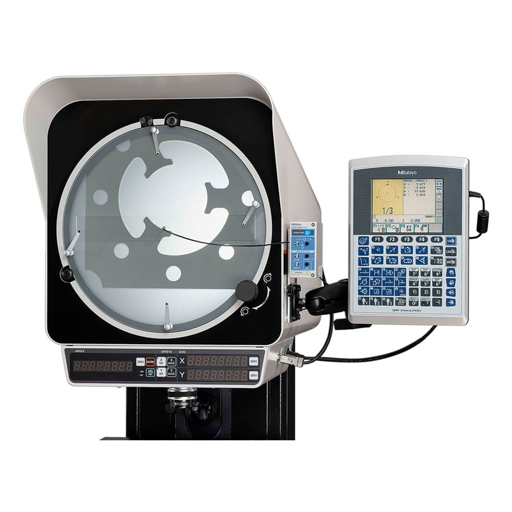 Projetor de perfil mesa 200x100mm tela com transferidor ref PJ-P2010A ...